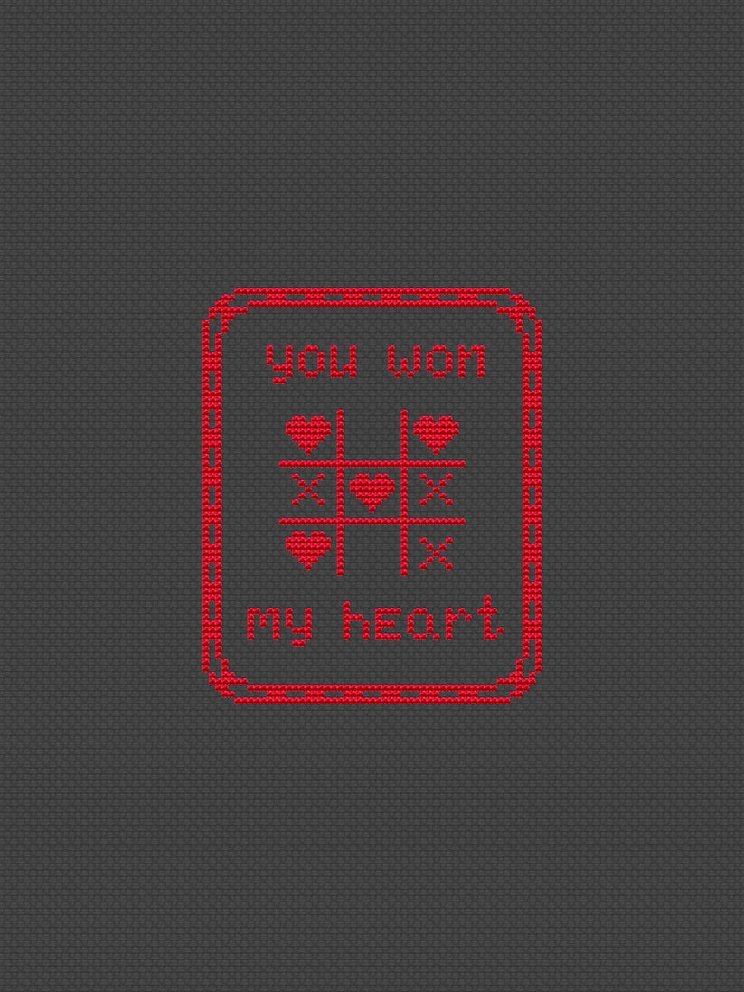 Game of love - cross stitch pattern – Kate Stitch Land