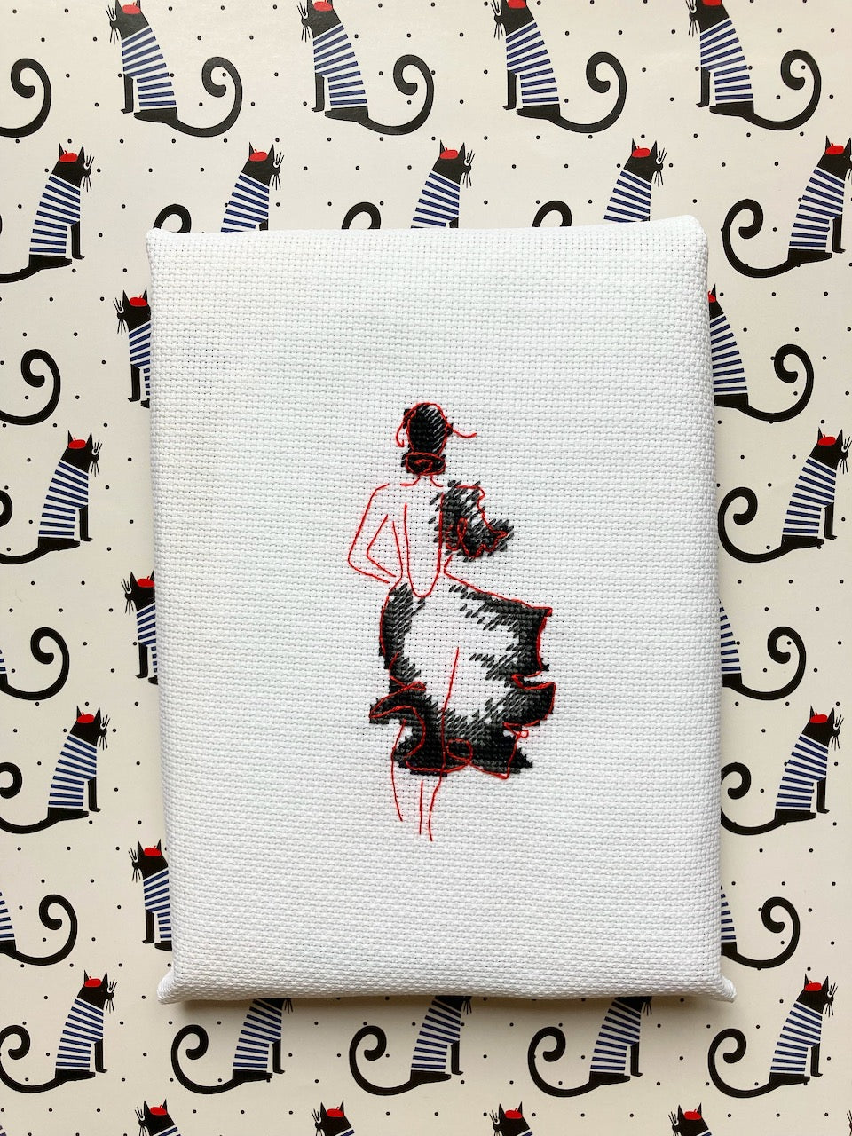 Lady in Black - cross stitch pattern – Kate Stitch Land