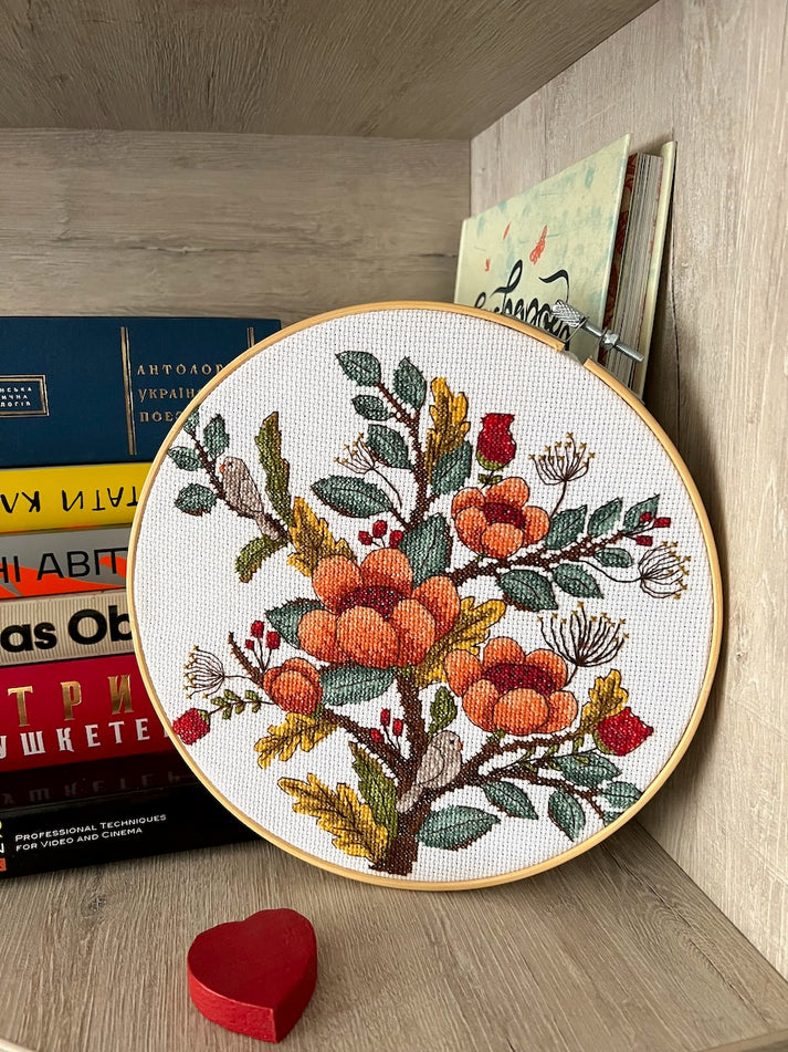 Autumn Branch - cross stitch pattern – Kate Stitch Land