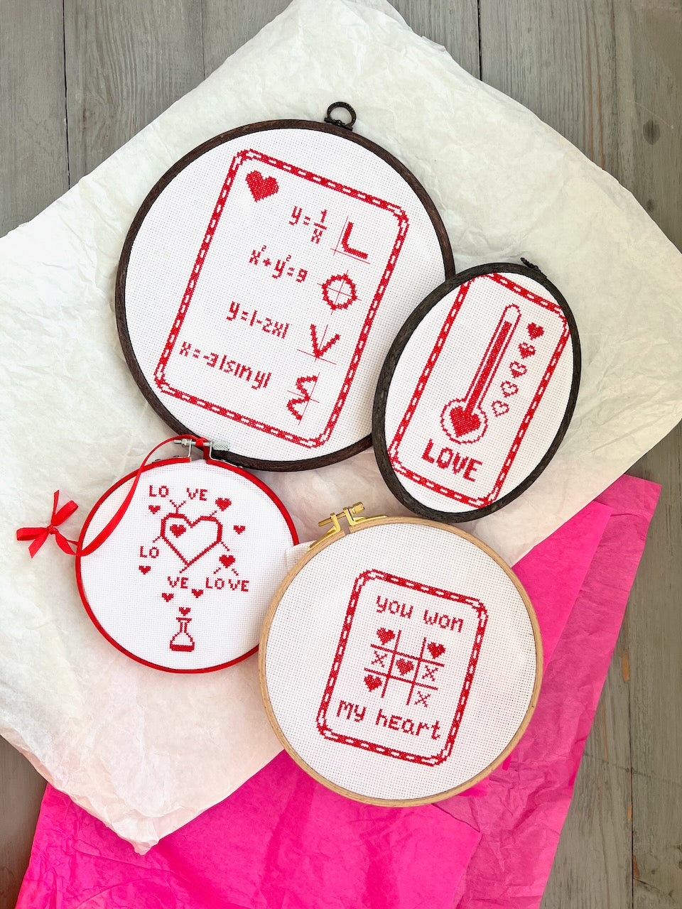 Temperature of Love - cross stitch pattern – Kate Stitch Land