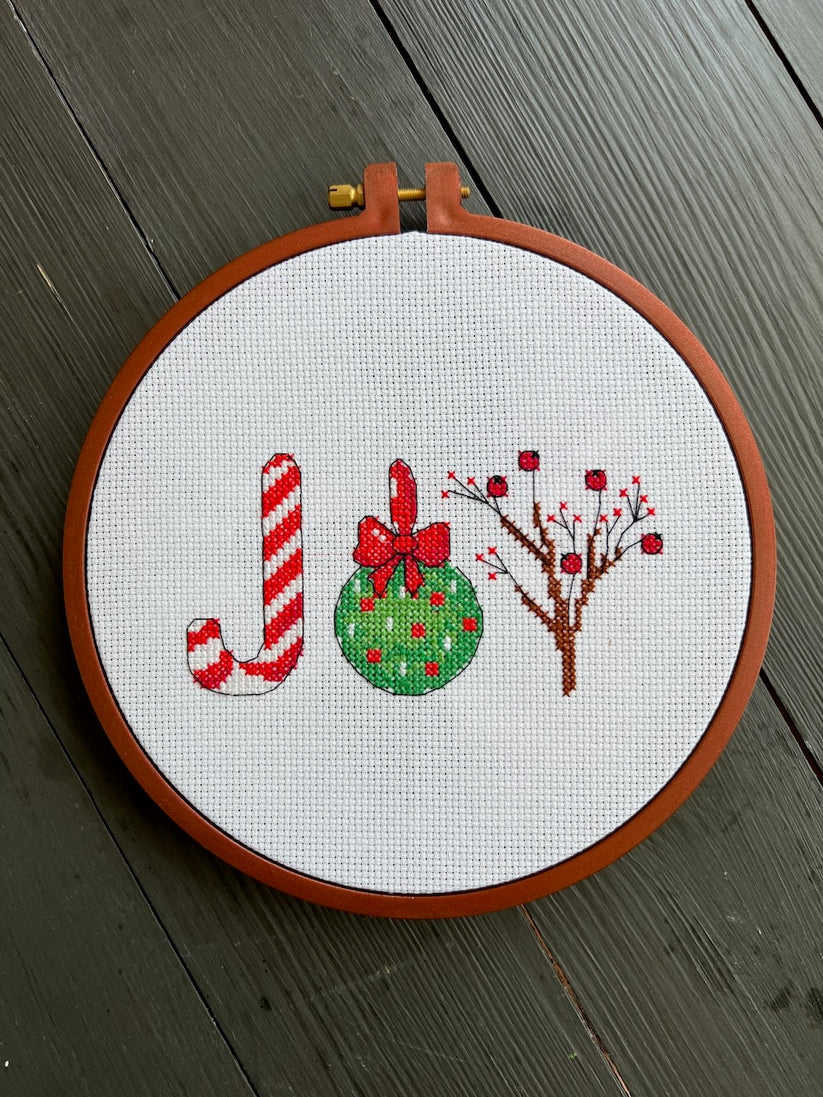 JOY - cross stitch pattern – Kate Stitch Land