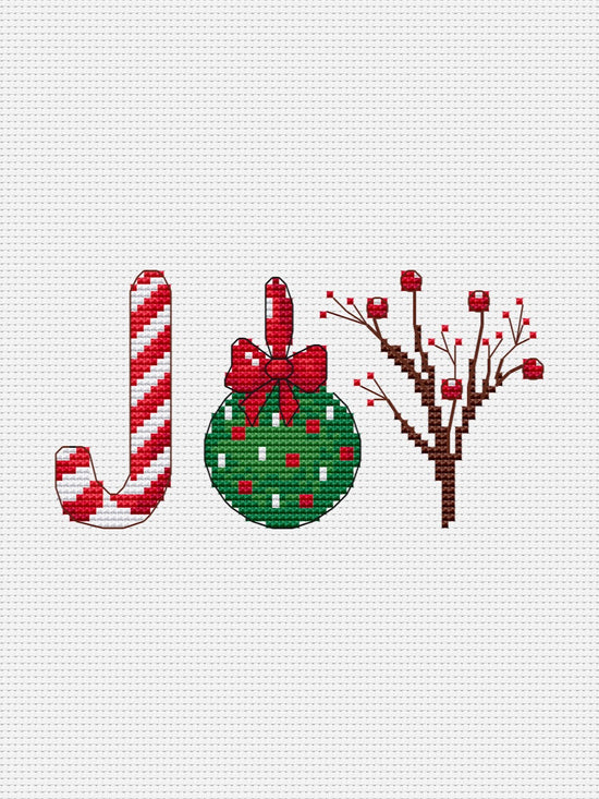 JOY - cross stitch pattern – Kate Stitch Land