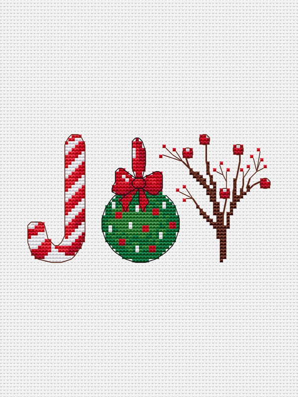 JOY - cross stitch pattern – Kate Stitch Land